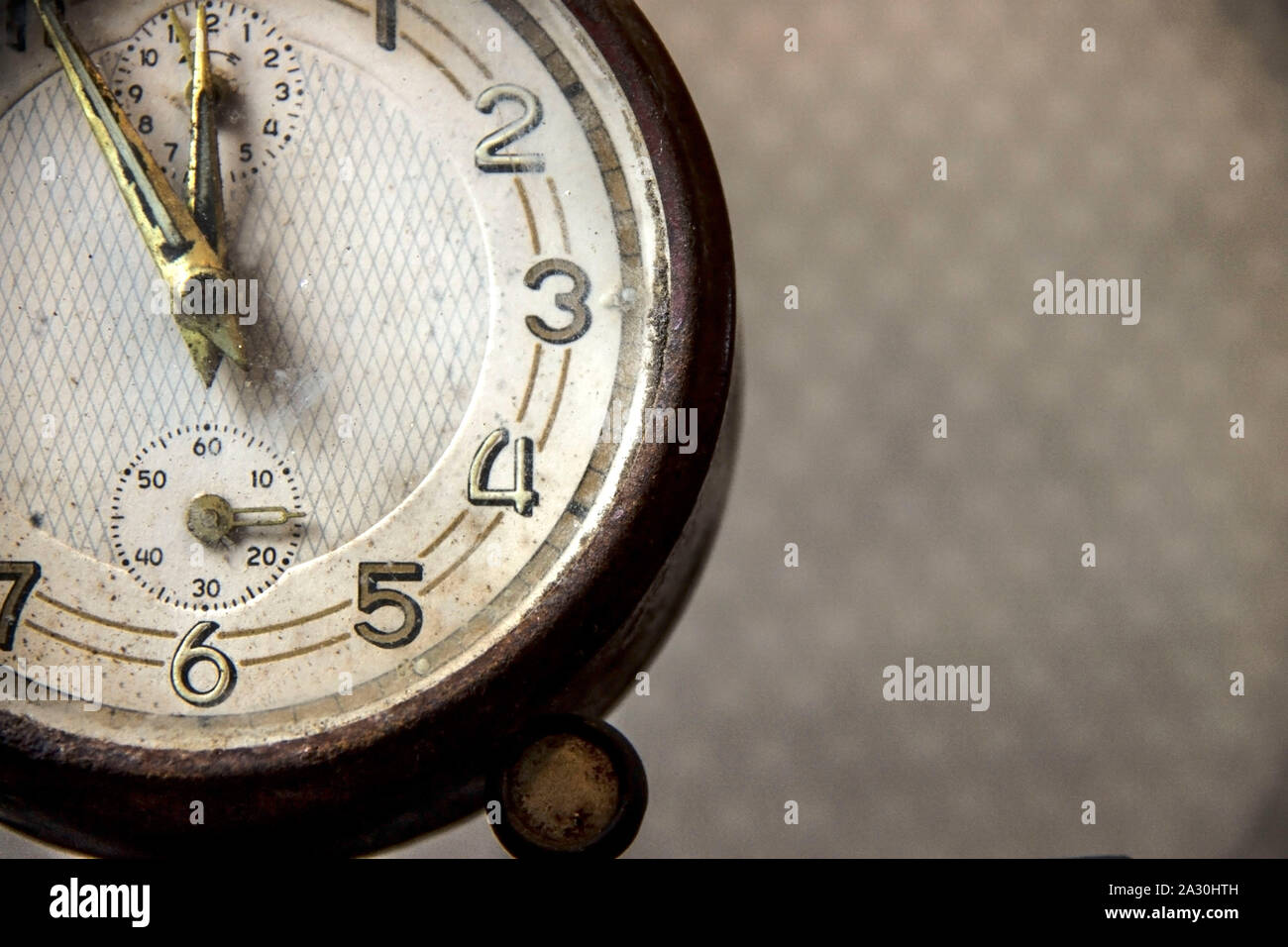 Vintage alarm clock Stock Photo - Alamy
