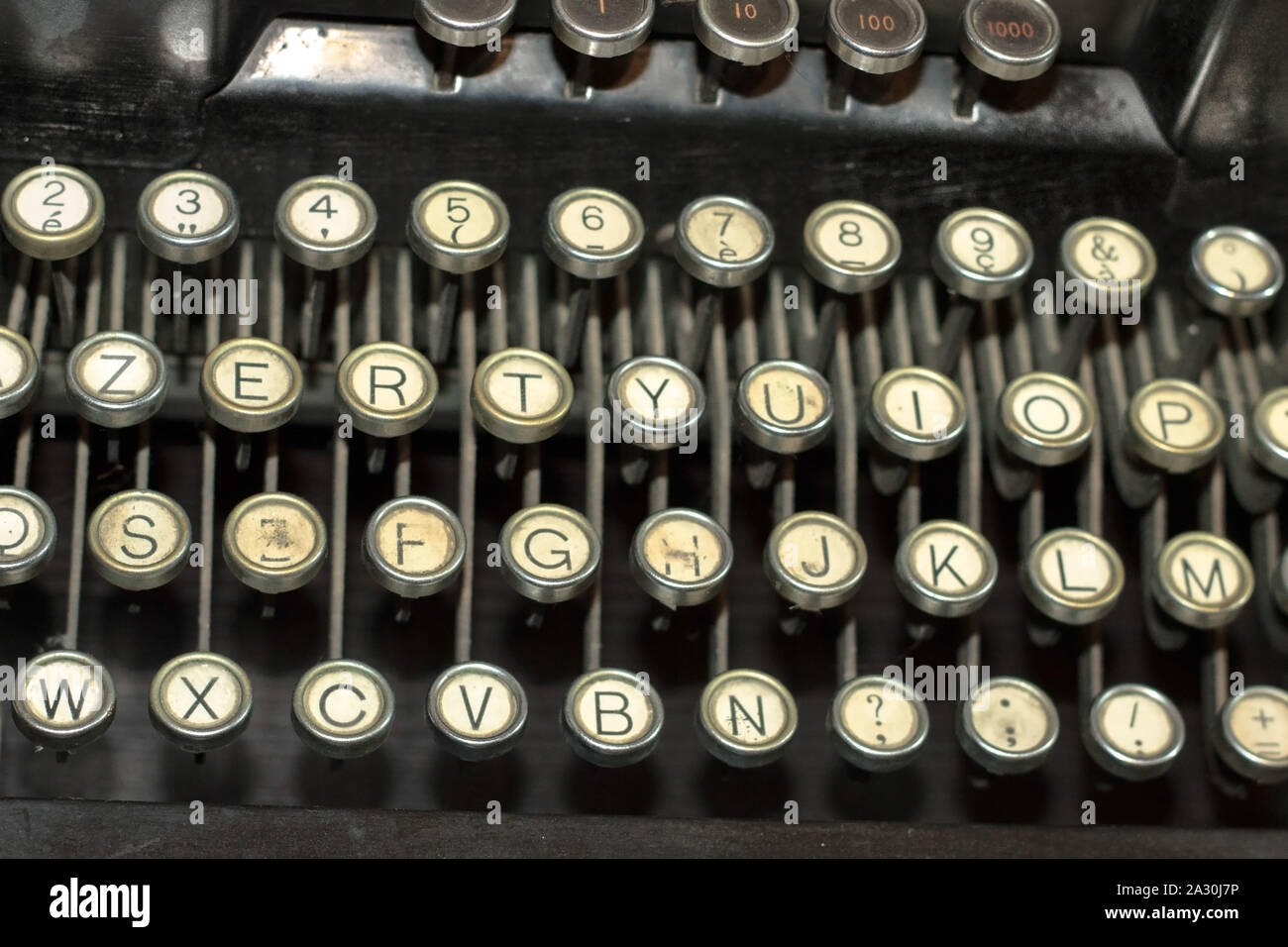 Typewriting 1900 hi-res stock photography and images - Alamy