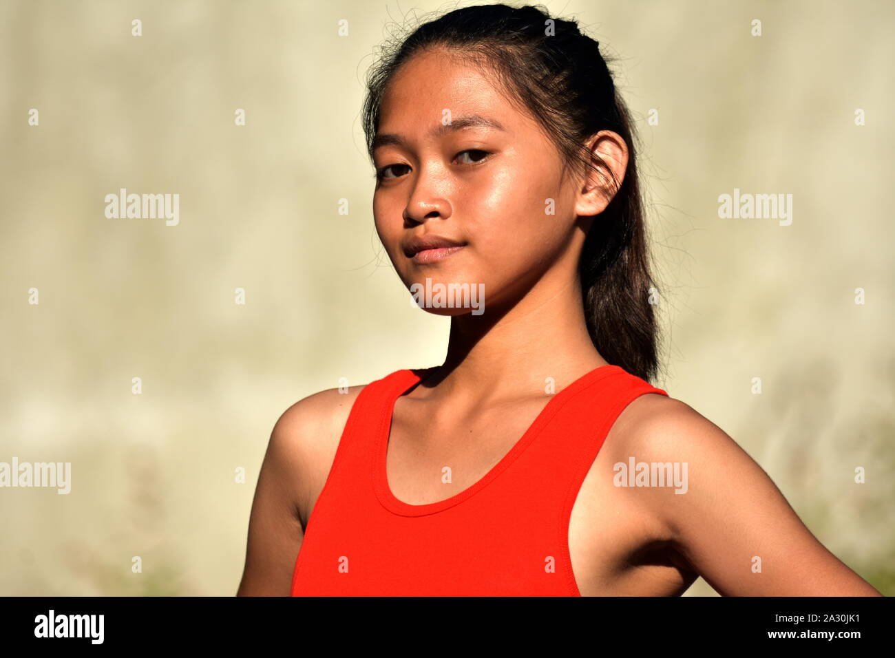 An A Serious Diverse Person Stock Photo - Alamy