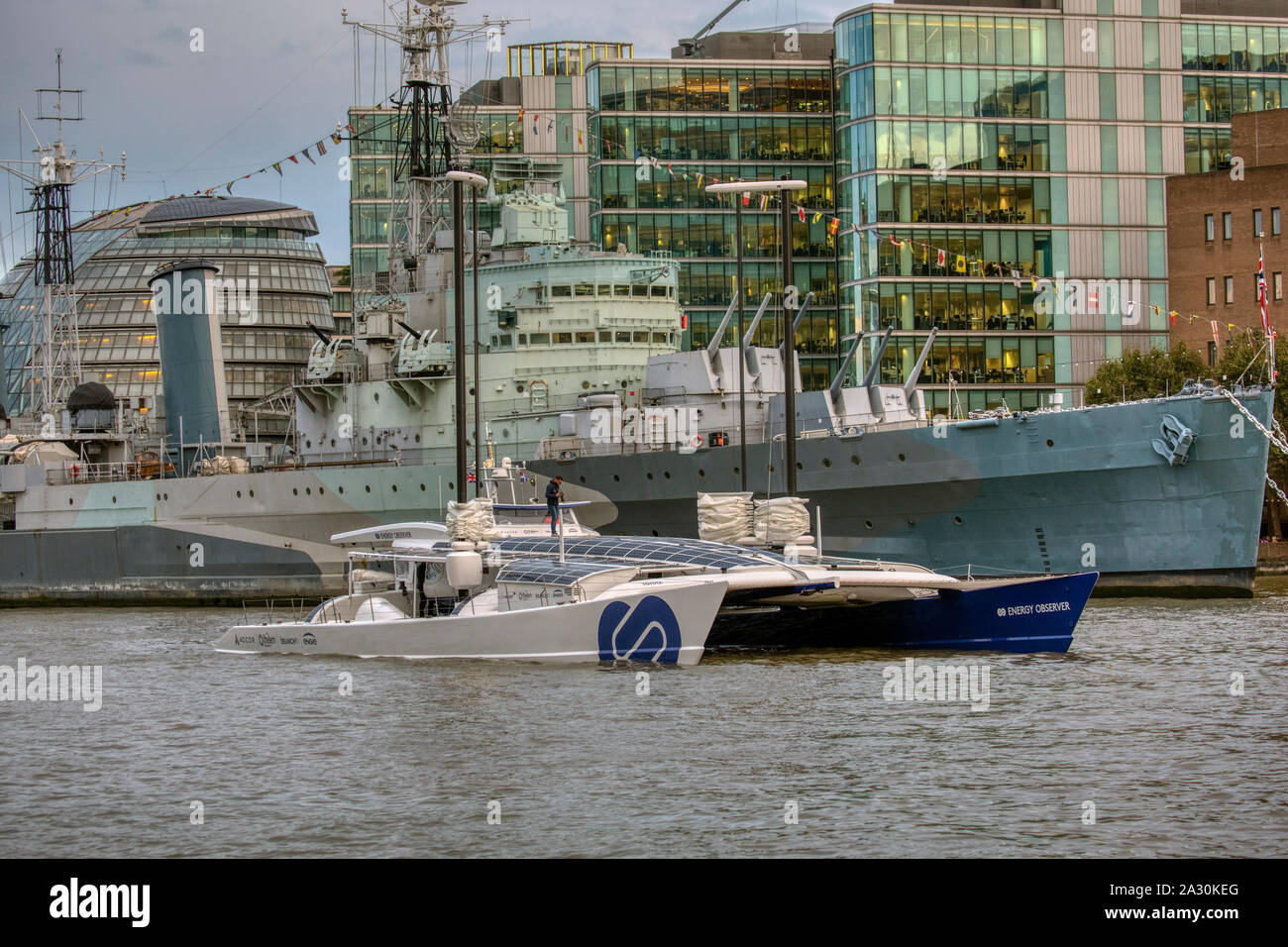 Energy Explorer Experimental Vessel arriving for its first visit to ...