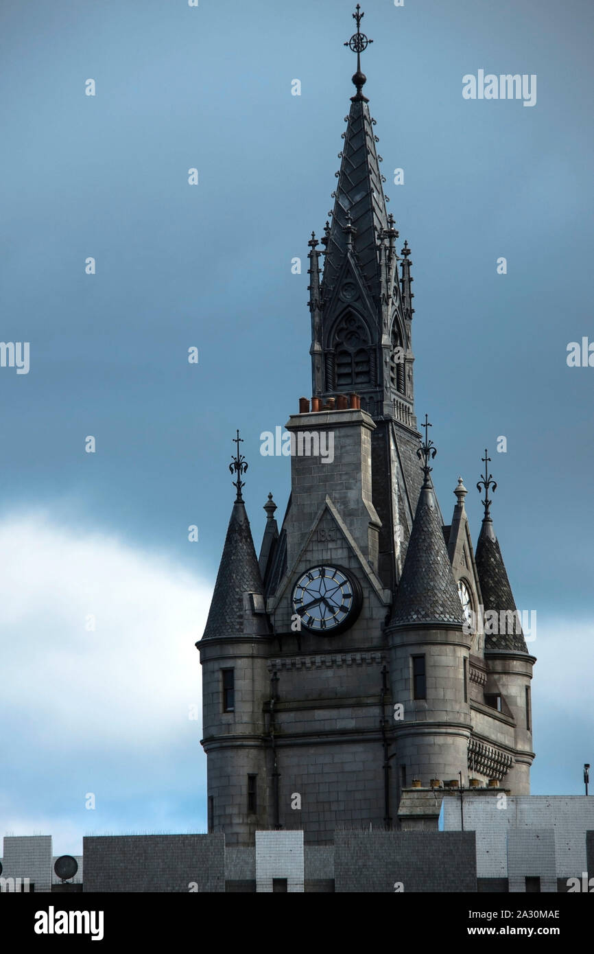 Town House Tower. Union Street, Aberdeen, Scotland, United Kingdom ...