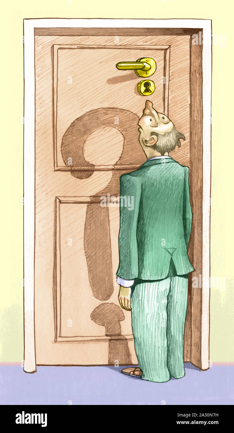 Door handle cartoon hi-res stock photography and images - Alamy