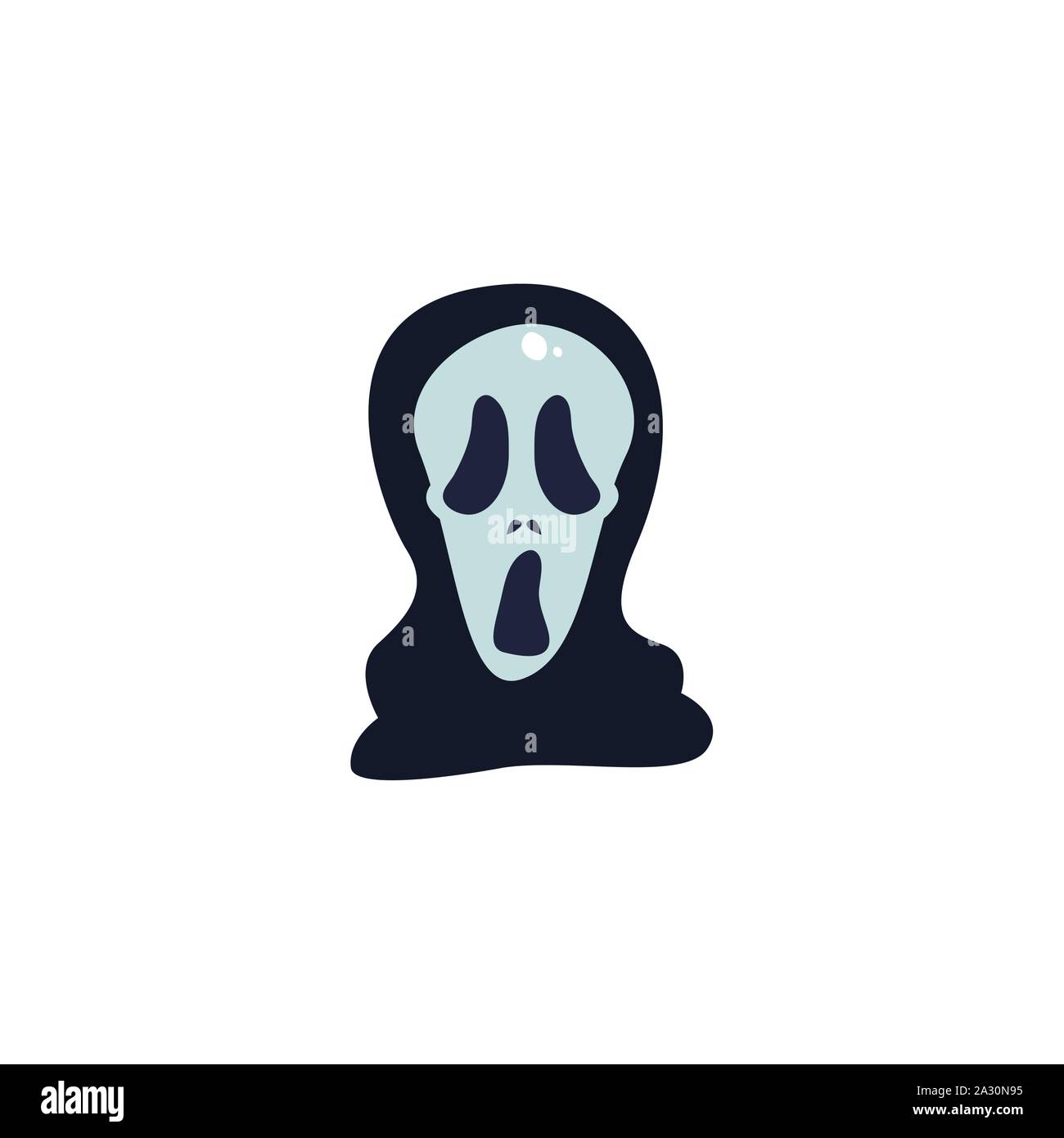 skull of dead on white background vector illustration design Stock ...