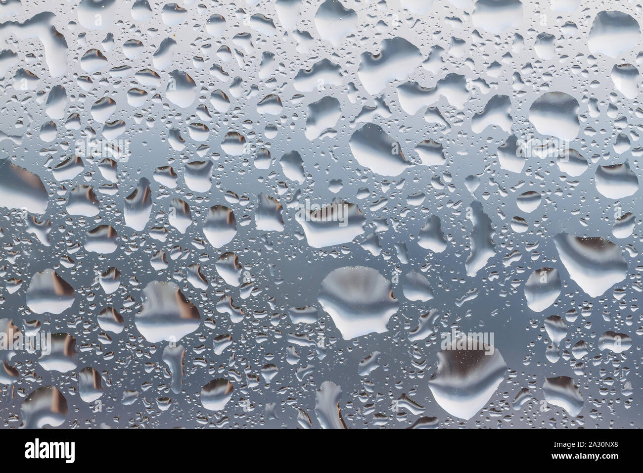 Water drops on glass Stock Photo - Alamy