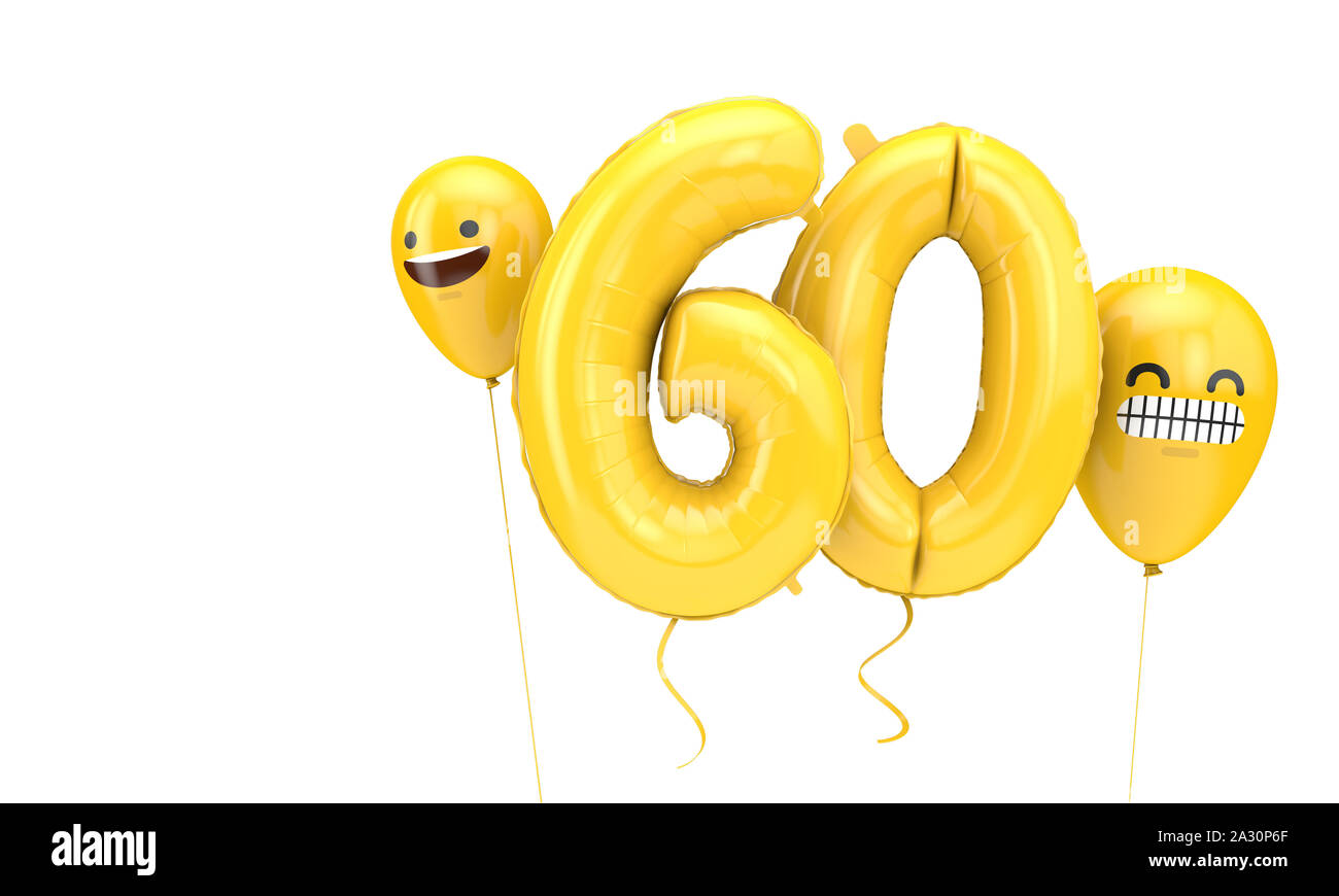Happy 60th Birthday Cut Out Stock Images & Pictures - Alamy