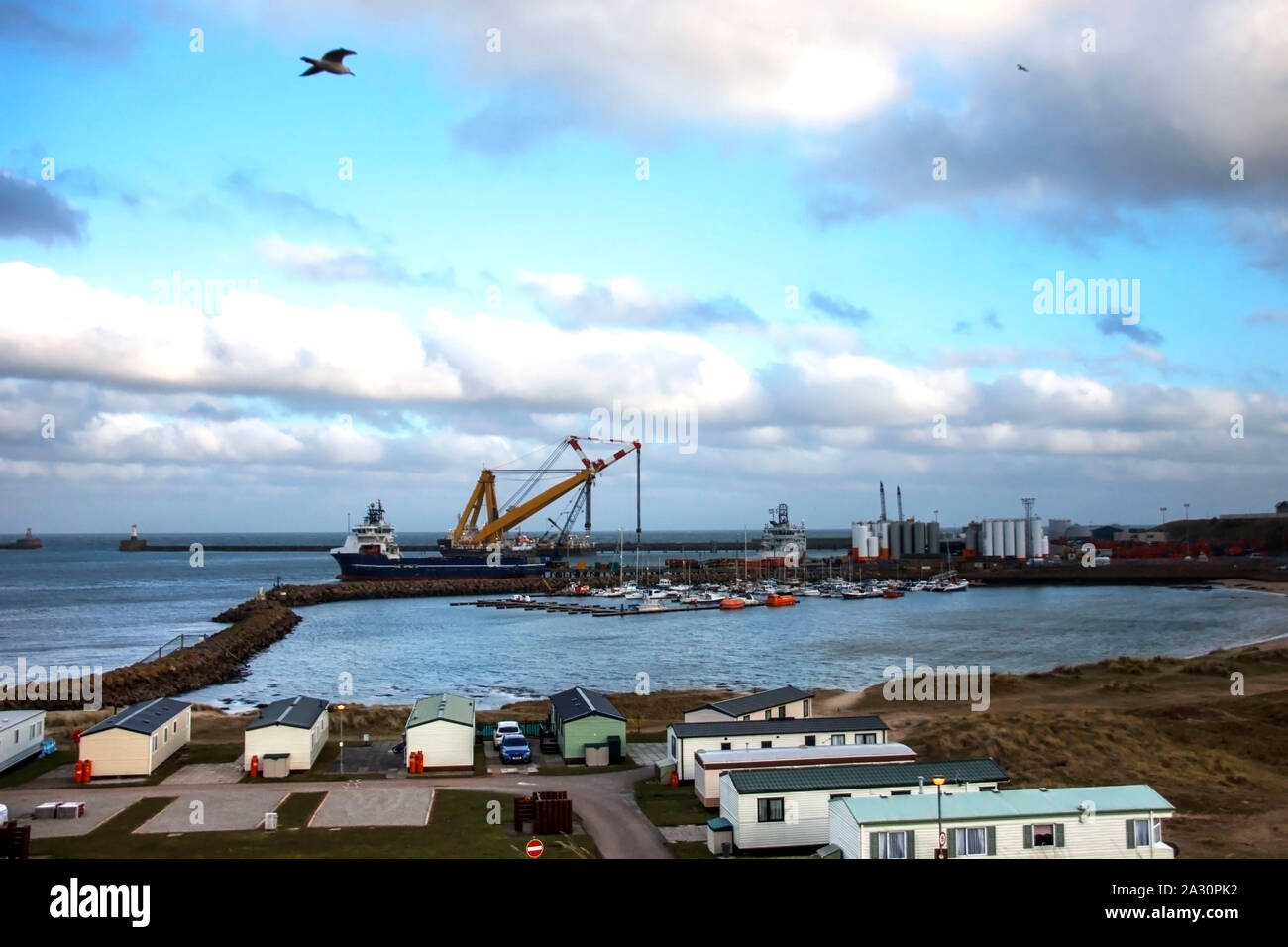 Peterhead harbour. Aberdeenshire, Scotland, UK Stock Photo - Alamy