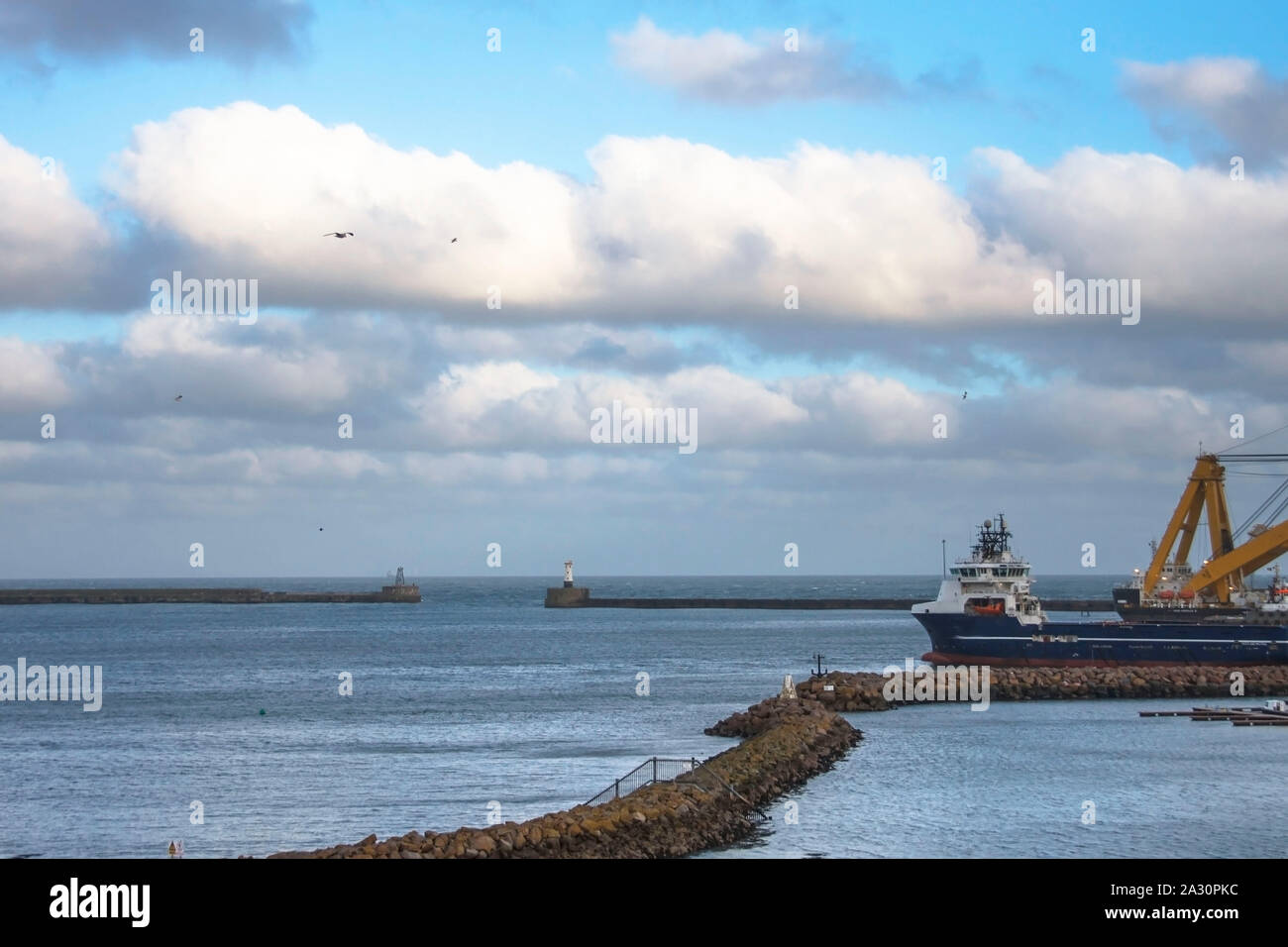 Peterhead harbour. Aberdeenshire, Scotland, UK Stock Photo - Alamy