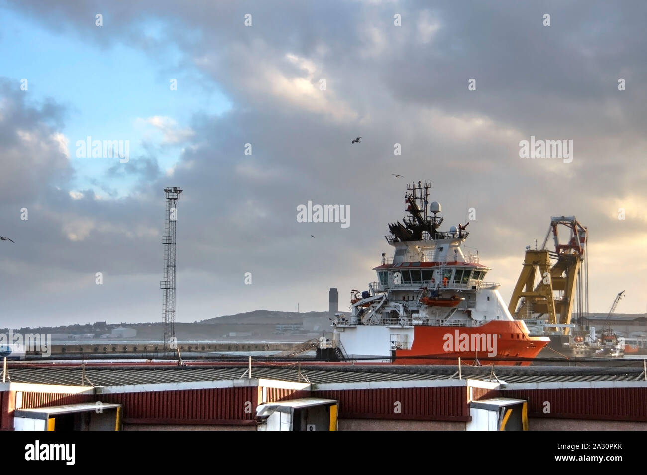 Peterhead harbour. Aberdeenshire, Scotland, UK Stock Photo - Alamy
