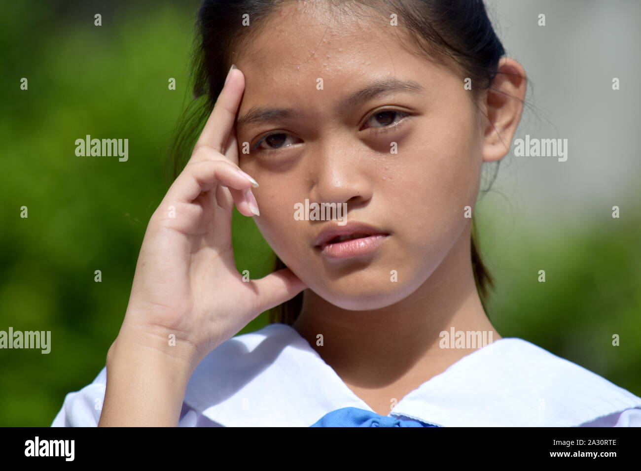 A Diverse Girl Decision Making Stock Photo - Alamy