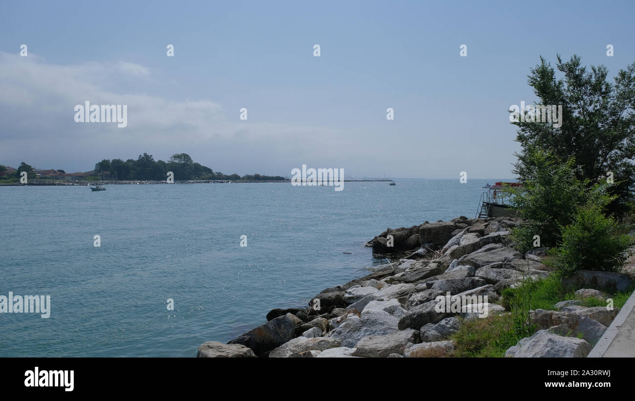 River Magra at Bocca di Magra - Ameglia, La Spezia, Liguria, Italy ...