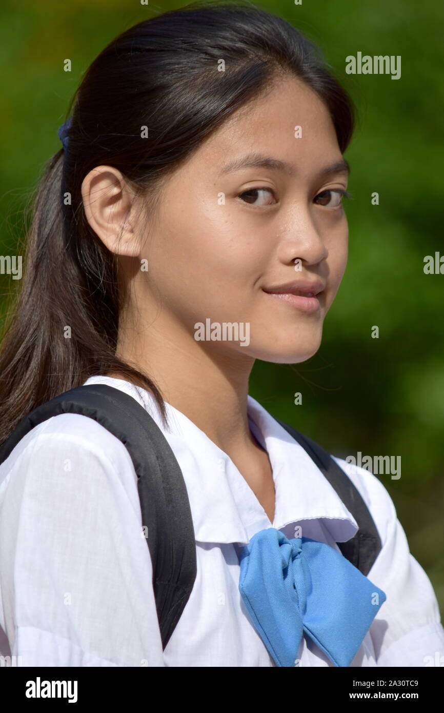A Girl Student Portrait Stock Photo - Alamy