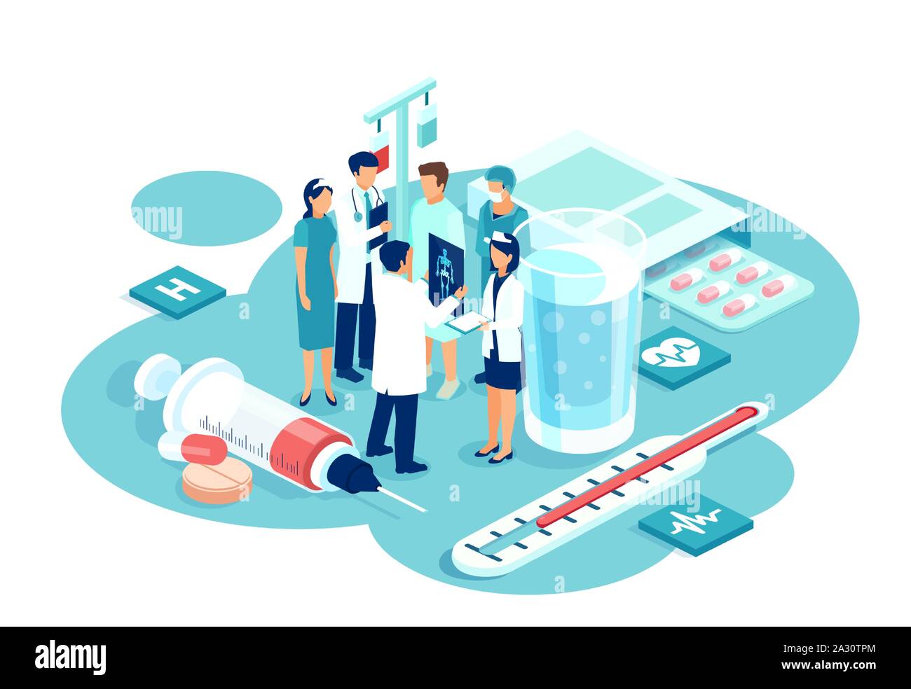 Multidisciplinary team Stock Vector Images - Alamy