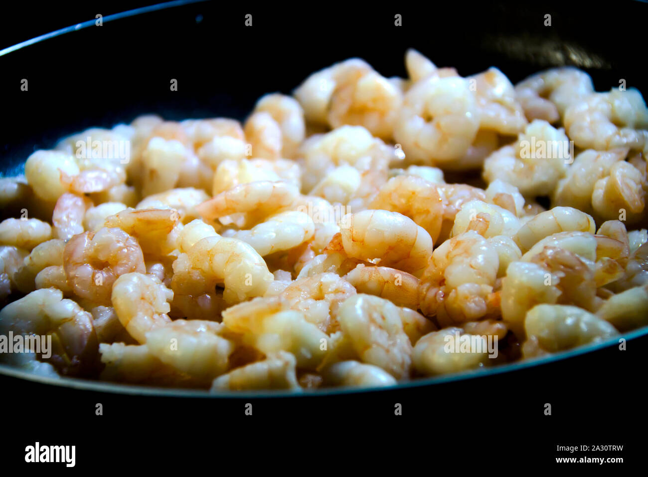 Roasted tiger prawn shrimps hi-res stock photography and images - Alamy