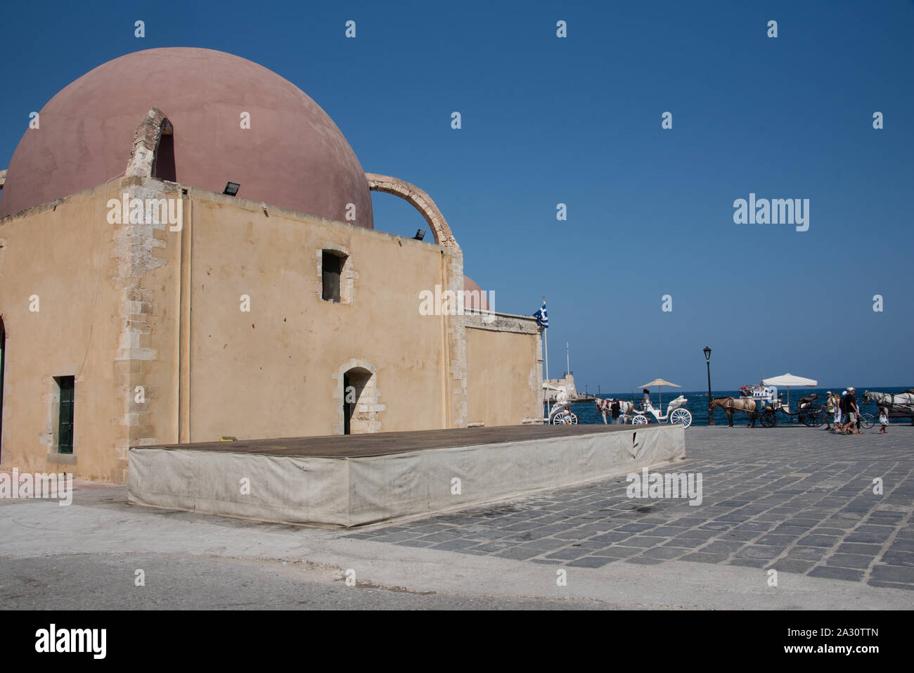 Chania crete mosque and church hi-res stock photography and images - Alamy