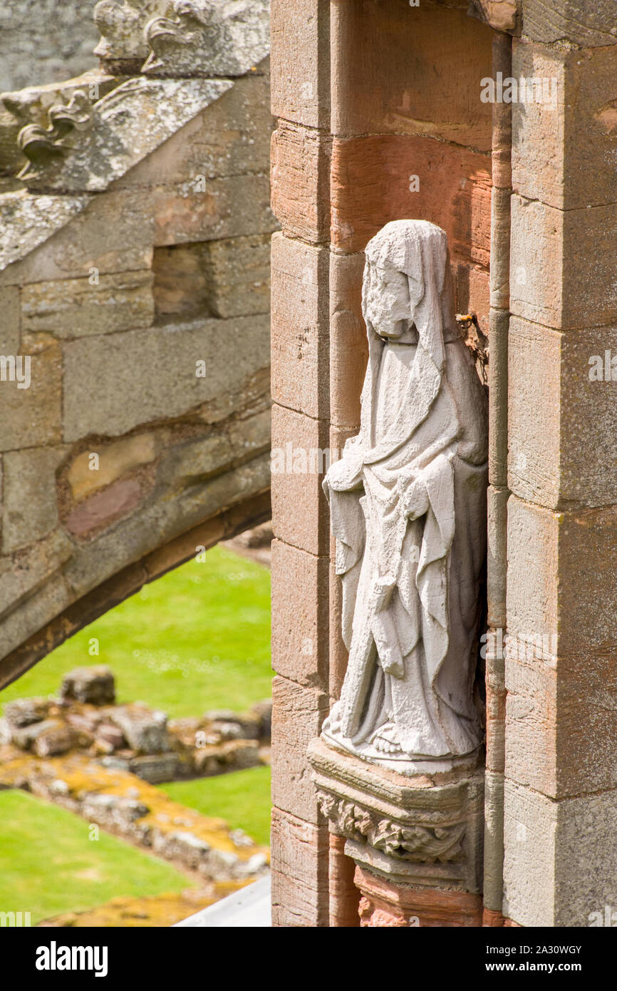 abbey, church, architecture, melrose, england, stone, historic ...