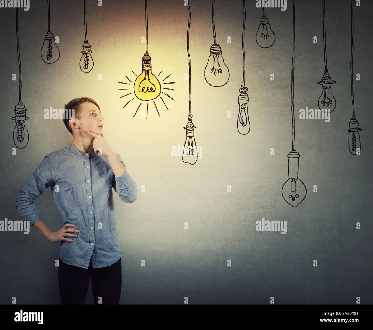 Thinking of others hi-res stock photography and images - Alamy