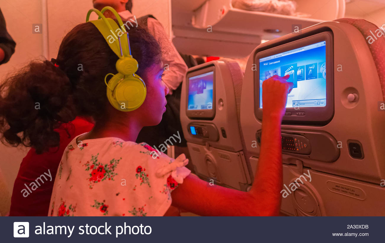 In Flight Screen High Resolution Stock Photography and Images - Alamy