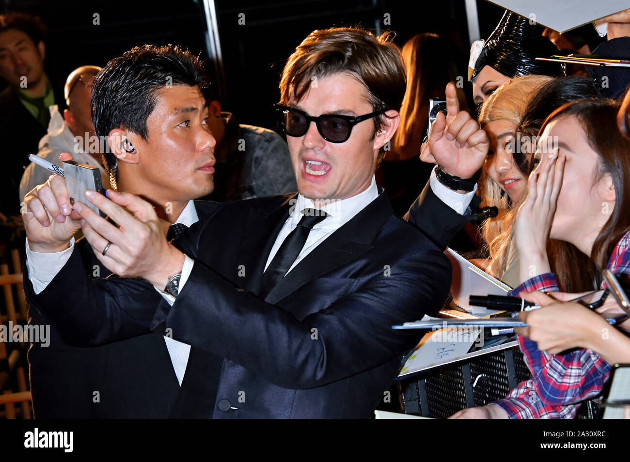 Tokyo, Japan. 03rd Oct, 2019. Sam Riley at the premiere of the movie ...