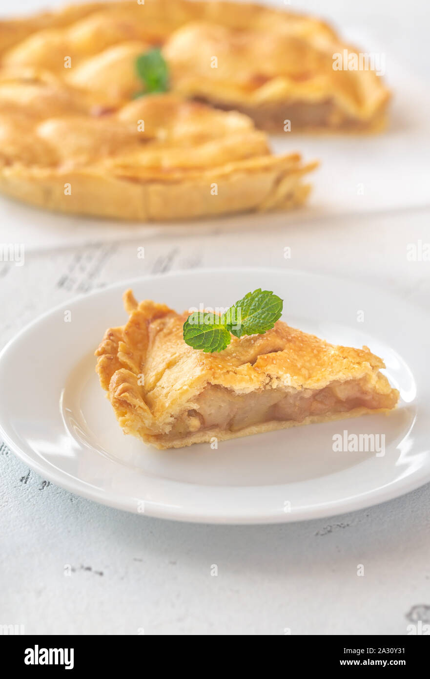 Apple wedge top view hi-res stock photography and images - Alamy