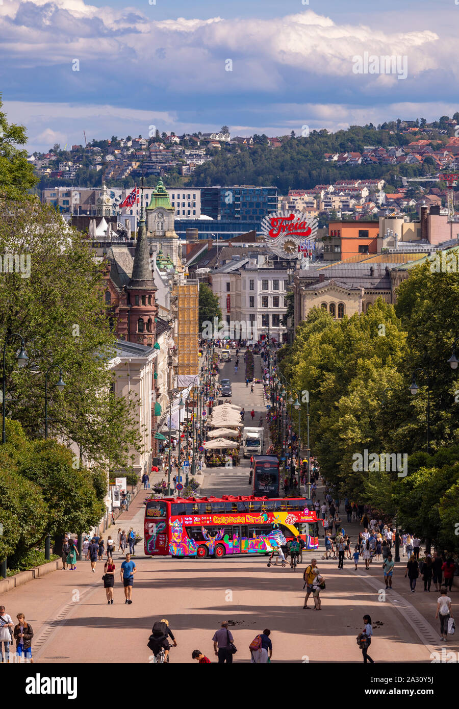 Oslo norway view cityscape hi-res stock photography and images - Alamy