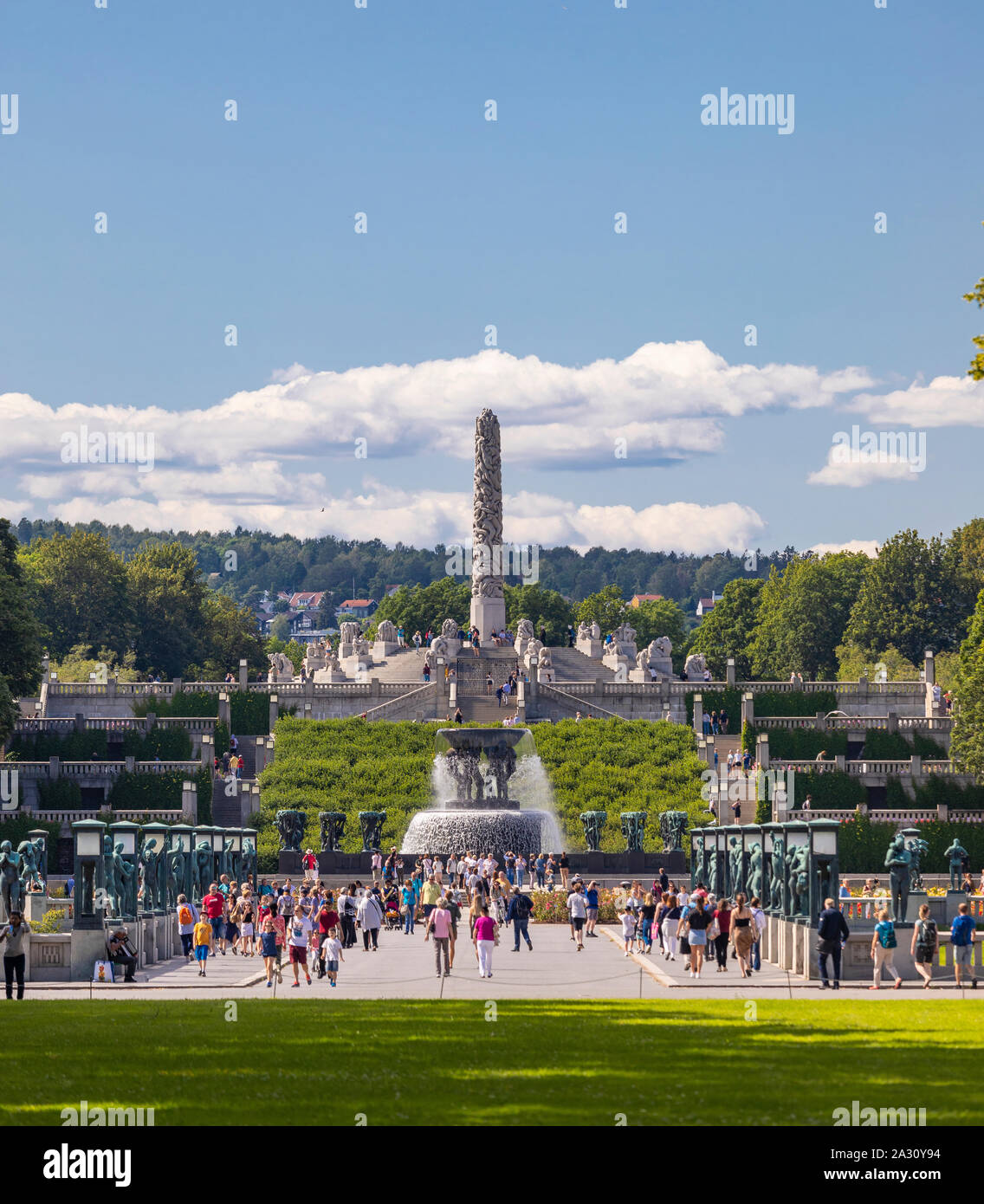 Oslo vigeland sculpture park hi-res stock photography and images - Alamy