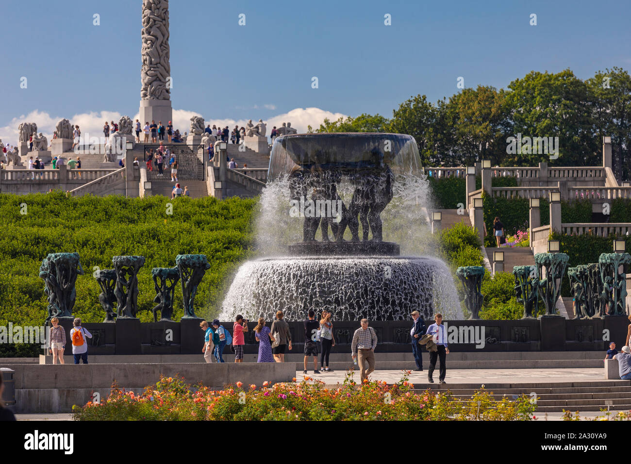OSLO, NORWAY - Vigeland Sculpture area, in Frogner Park Stock Photo - Alamy