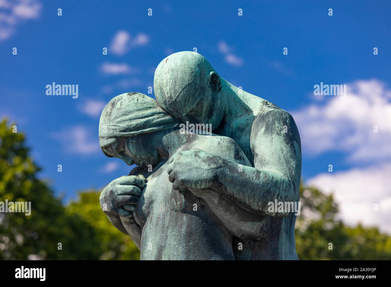 OSLO, NORWAY - Sculpture by Gustav Vigeland, in Vigeland Sculpture ...