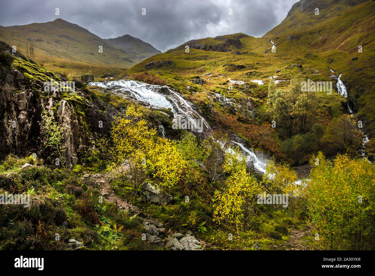 Glencoe waterfall hi-res stock photography and images - Alamy