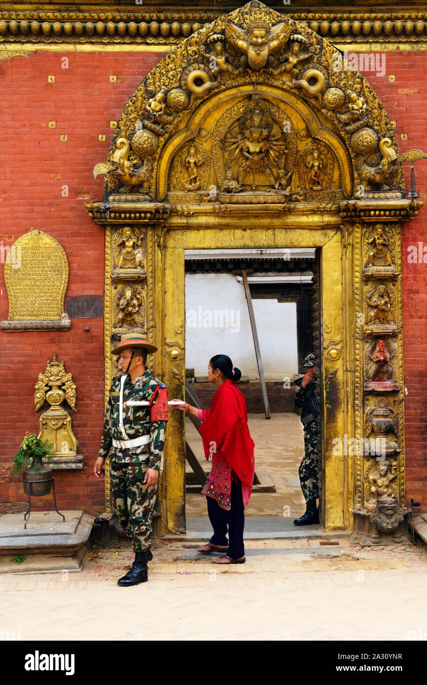 Nepal door nepal gate hi-res stock photography and images - Alamy