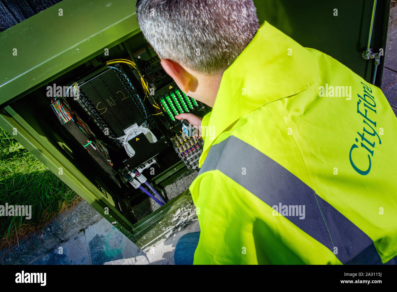 Broadband junction box hi-res stock photography and images - Alamy