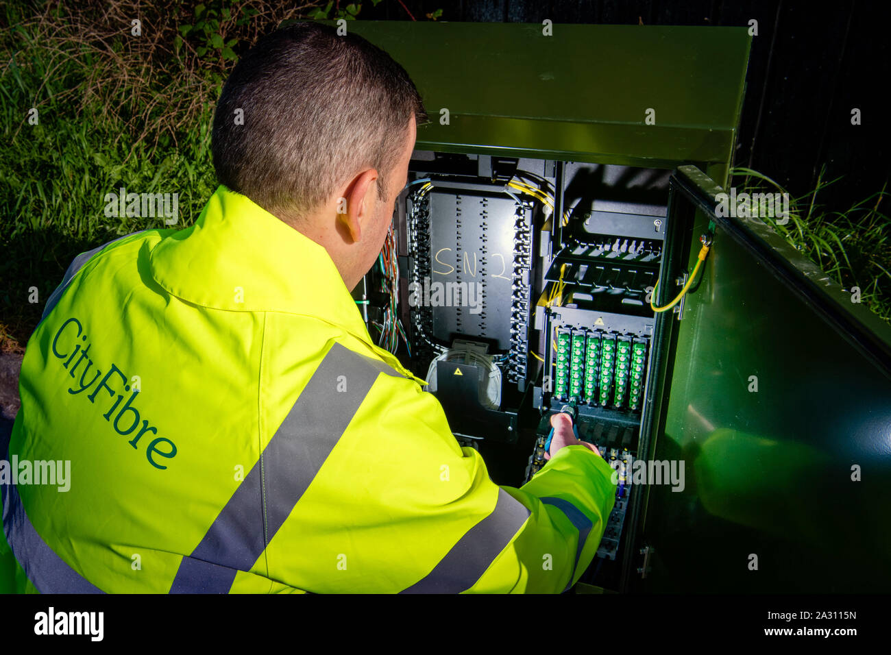 Broadband junction box hi-res stock photography and images - Alamy