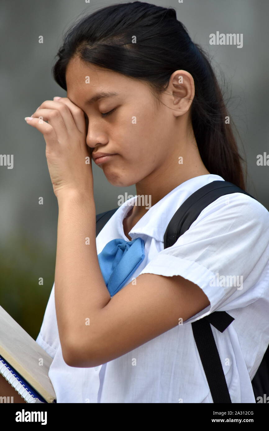 Crying High School Students