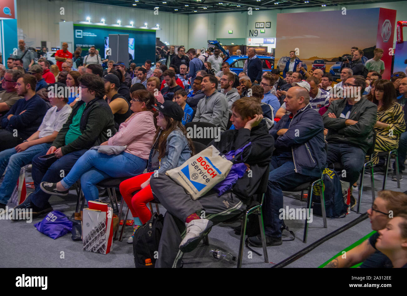 Richard Noble OBE interviewed by Tiff Needell at the London Motor Show ...