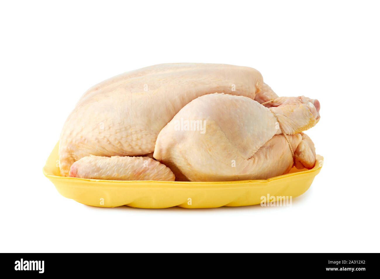 Raw whole chicken isolated tray hi-res stock photography and images - Alamy