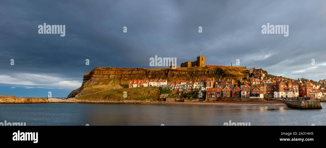 The harbour at Whitby Stock Photo - Alamy