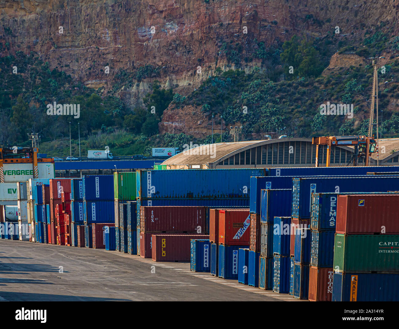 BARCELONA, SPAIN - September 22, 2017: Freighters now carry most of the ...