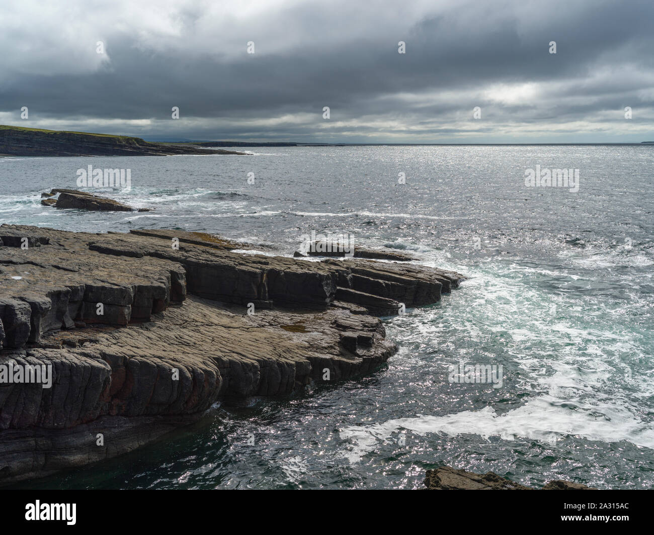 Scenic view of Mullaghmore Peninsula, Grange, County Sligo, Ireland ...