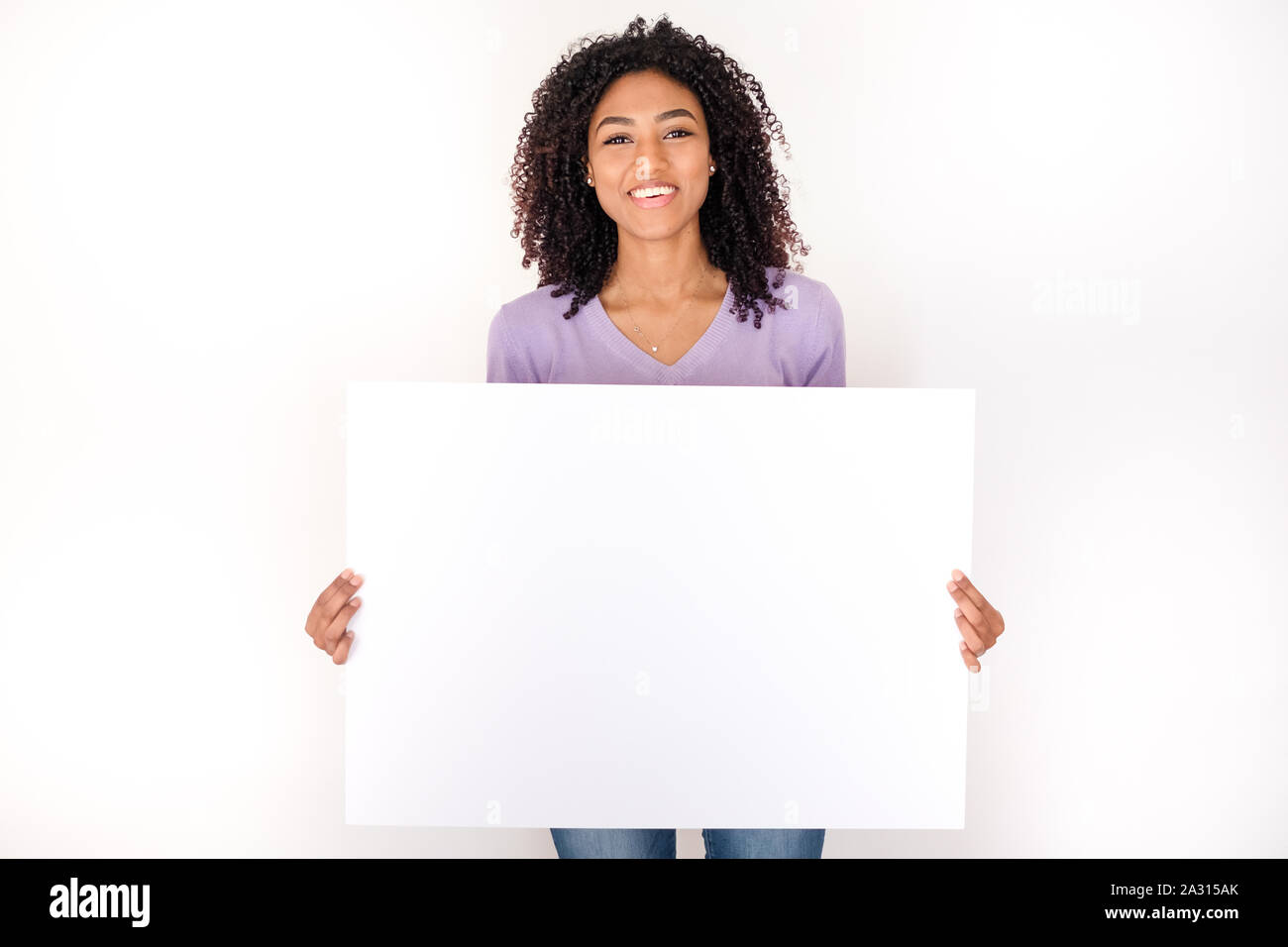 Woman white banner hi-res stock photography and images - Alamy
