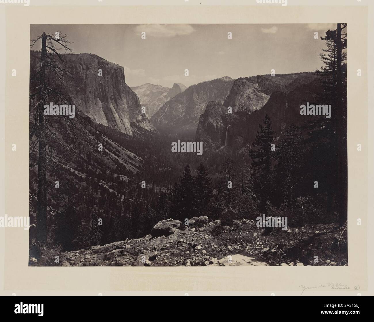 Entrance to Yosemite Valley, Calif Stock Photo - Alamy