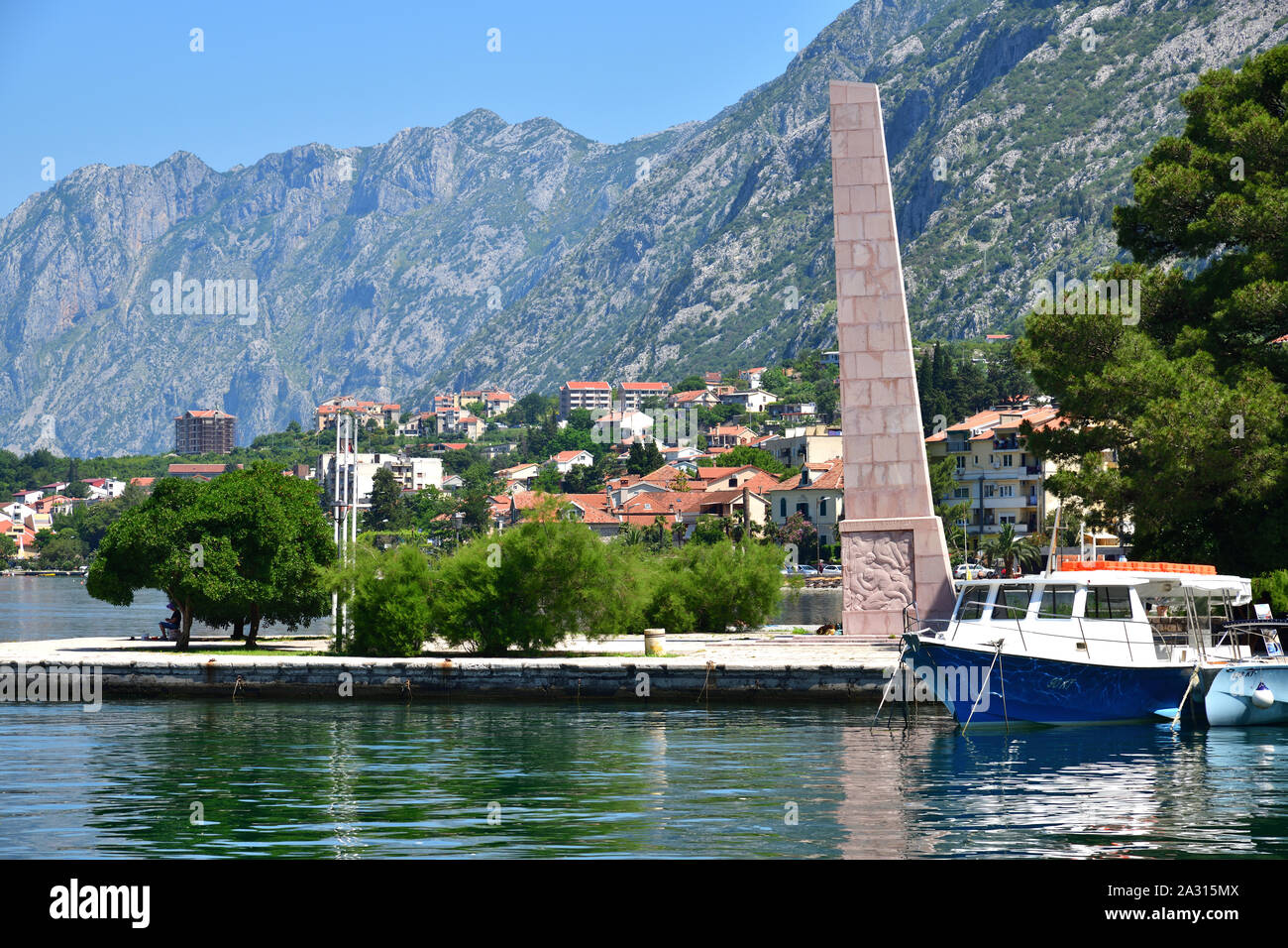 Kotor, Montenegro - 10. 6. 2019. Spomenik Slobode - Monument of Freedom ...