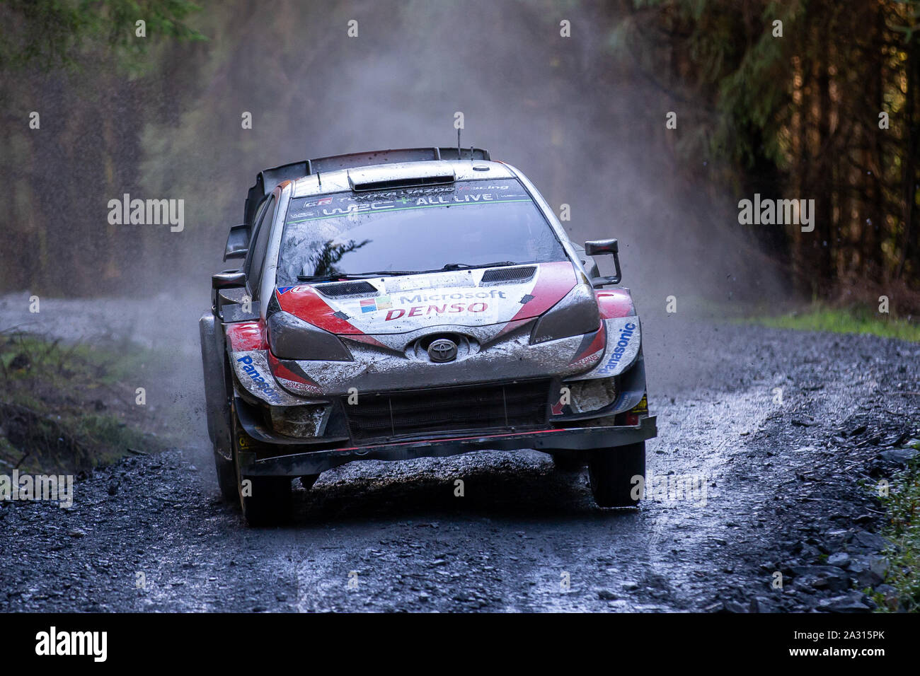 Penmachno, Conwy, UK. 4th Oct, 2019. WRC Wales Rally GB, Stage 7 ...
