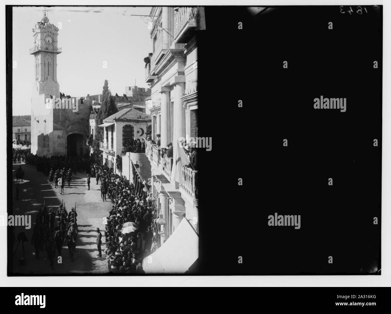 Entry of Field Marshall Allenby, Jerusalem, December 11th, 1917 ...
