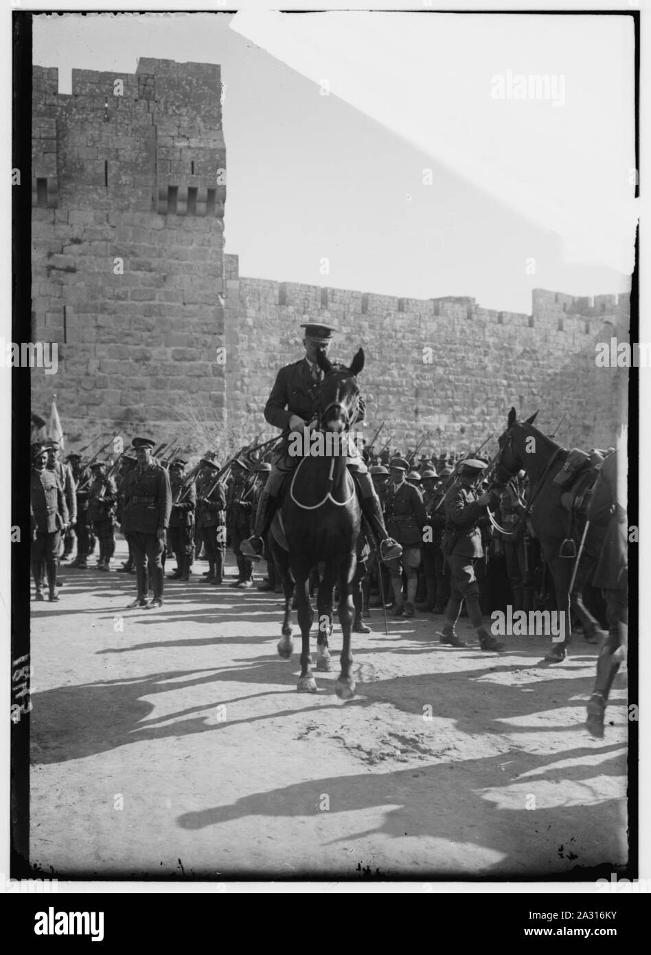 Entry of Field Marshall Allenby, Jerusalem, December 11, 1917. Field ...
