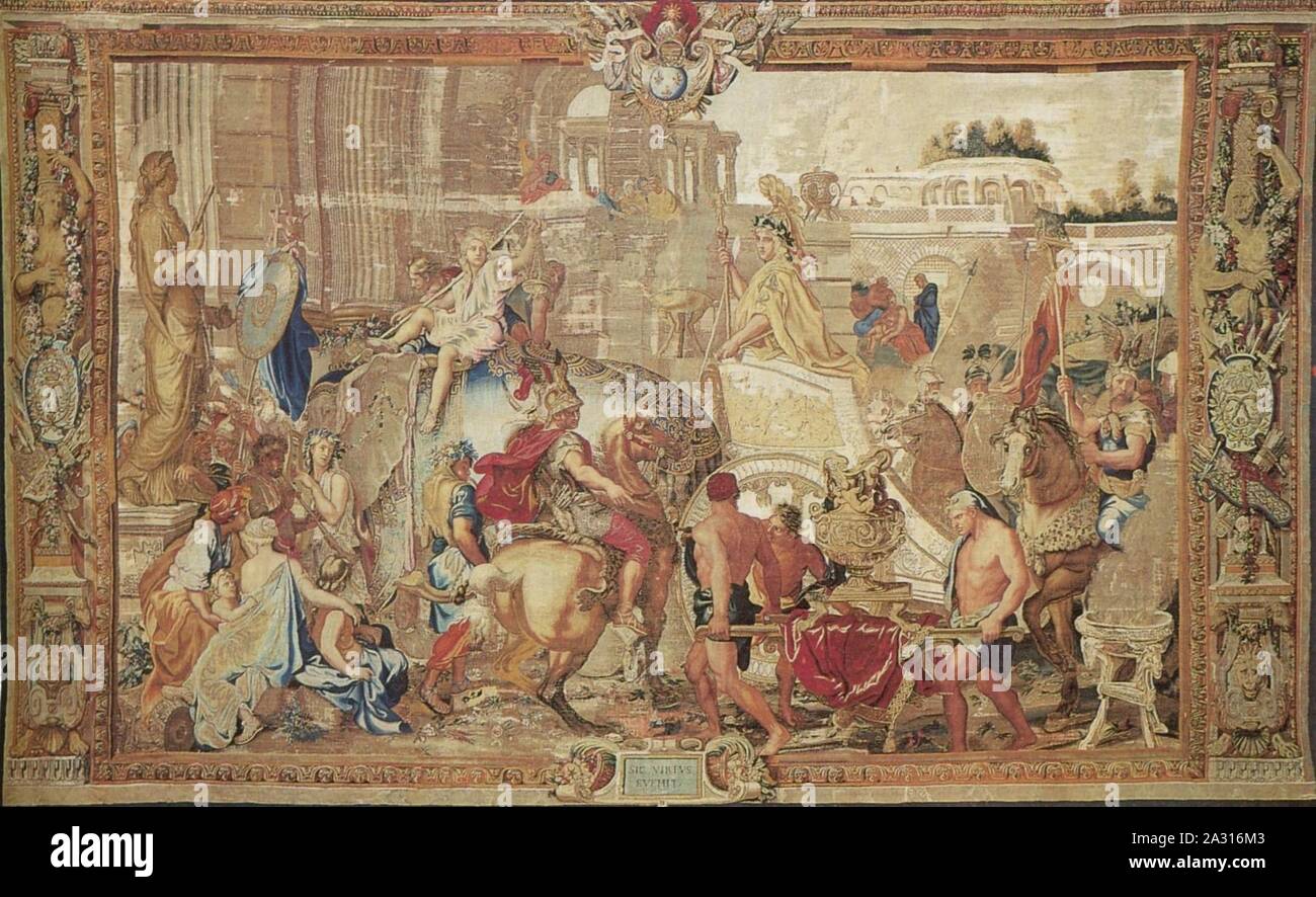Entry of Alexander in Babylon Stock Photo - Alamy
