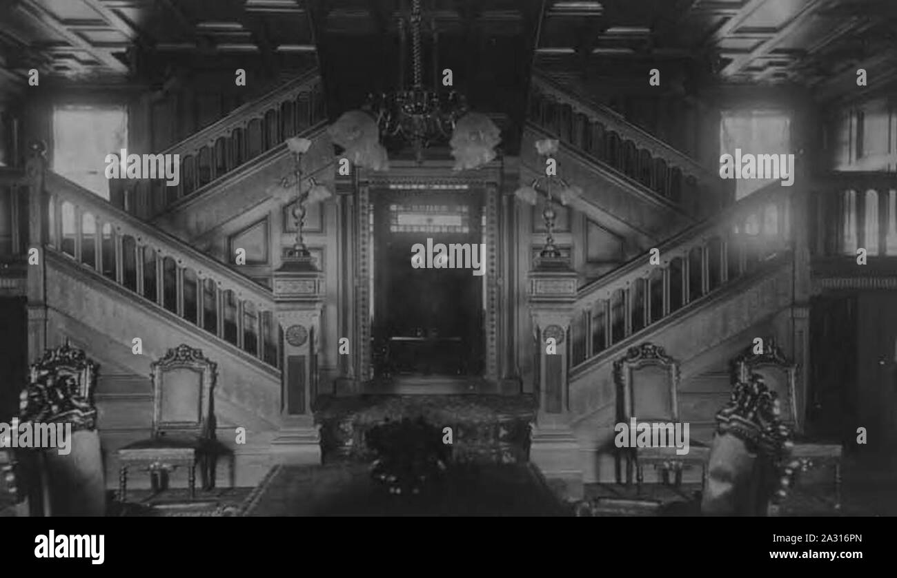 Entryway of Admiralty Hall Port Ludlow October 1889 (PEISER 231 Stock ...