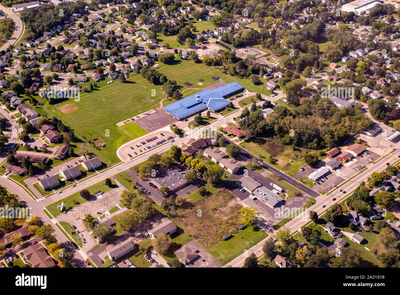 Elementary school america playground hi-res stock photography and ...
