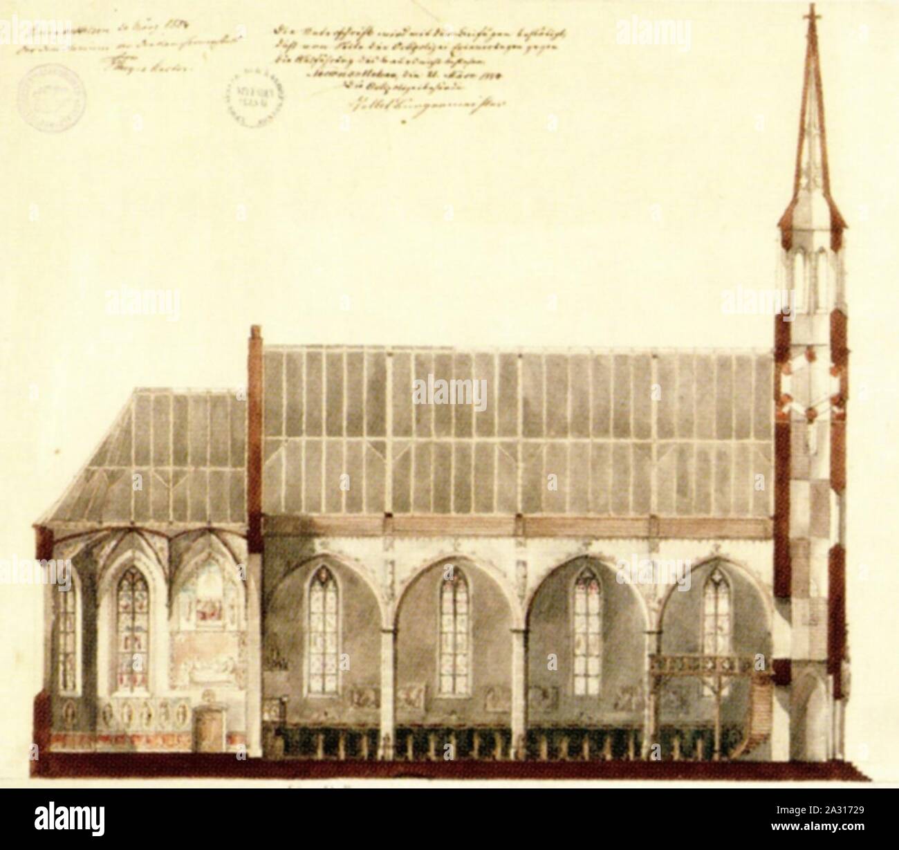 1884 langsschnitt hi-res stock photography and images - Alamy