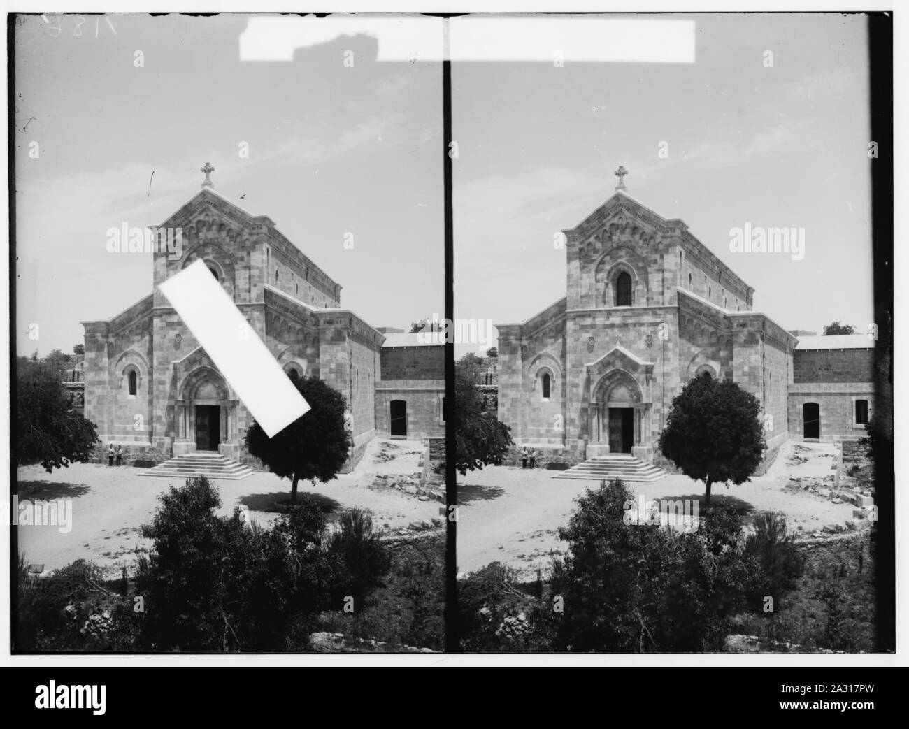 Environs of Jerusalem. Franciscan church at Emmaus Stock Photo - Alamy