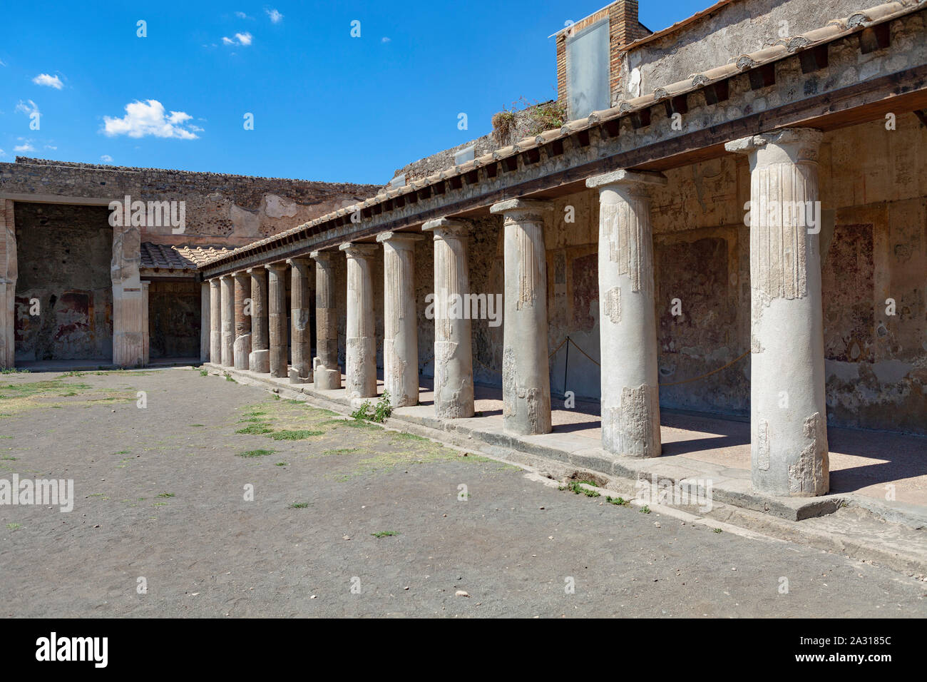 Stabian Baths, Pompeii Stock Photo - Alamy