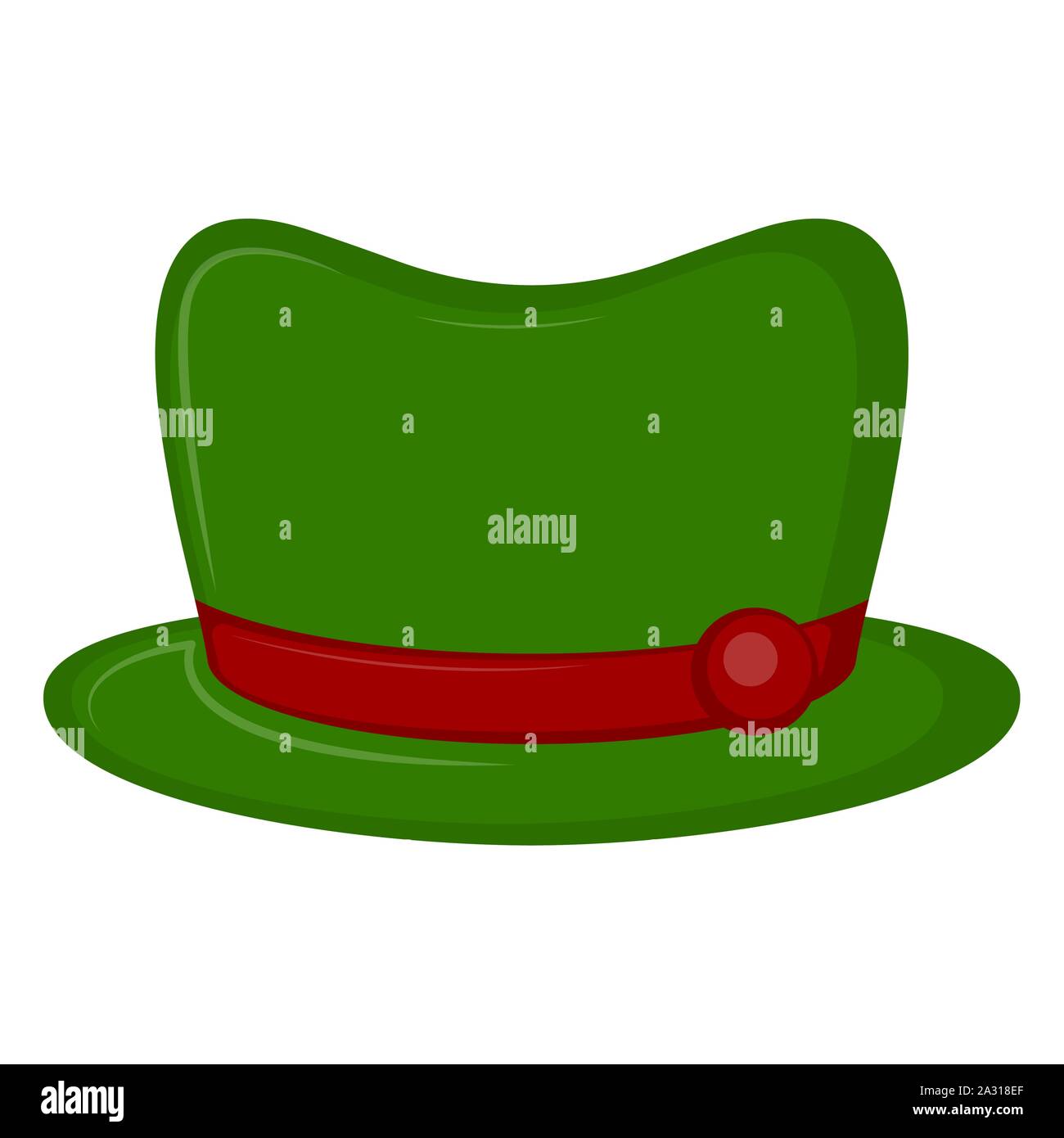 Isolated traditional german hat on a white background - Vector Stock ...